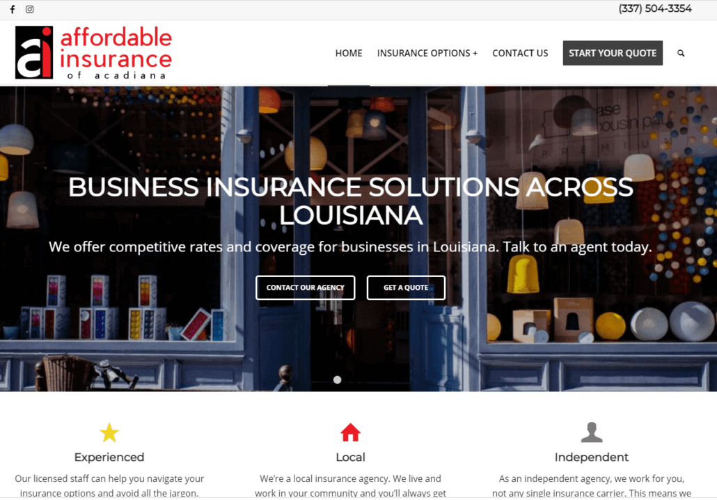 Website Examples - Tosten Marketing